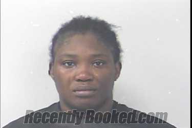 Recent Booking / Mugshot for Saskia Naika Jean in St Lucie County, Florida