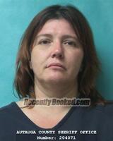 Recent Booking / Mugshot for ALICIA MARIE BRASHER in Autauga County ...