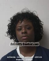 Recent Booking / Mugshot for CHARLESE N CARTER in Autauga County, Alabama