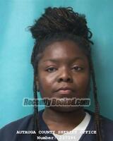 Recent Booking / Mugshot for AALIYAH MONIQUE HOUSER in Autauga County ...
