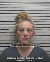Recent Booking / Mugshot for KRISTA SUZANNE SMITH in Autauga County ...