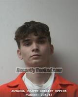 Recent Booking / Mugshot for GAVIN CURTIS BELL in Autauga County, Alabama