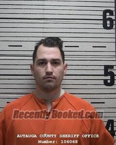 Recent Booking / Mugshot for CODY KEITH COSTNER in Autauga County, Alabama