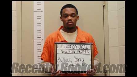 Recent Booking / Mugshot for COREY DWAYNE BULLOCK in Chilton County ...