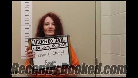 Recent Booking / Mugshot for CHERYL BROOKE BOSWELL in Chilton County ...