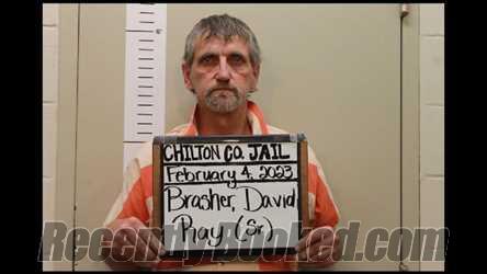 Recent Booking / Mugshot for DAVID RAY BRASHER in Chilton County, Alabama