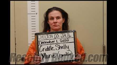 Recent Booking / Mugshot for SHELLY MARIE CRIDDLE in Chilton County ...