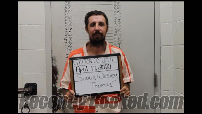 Recent Booking / Mugshot for WESLEY THOMAS SNOW in Chilton County, Alabama