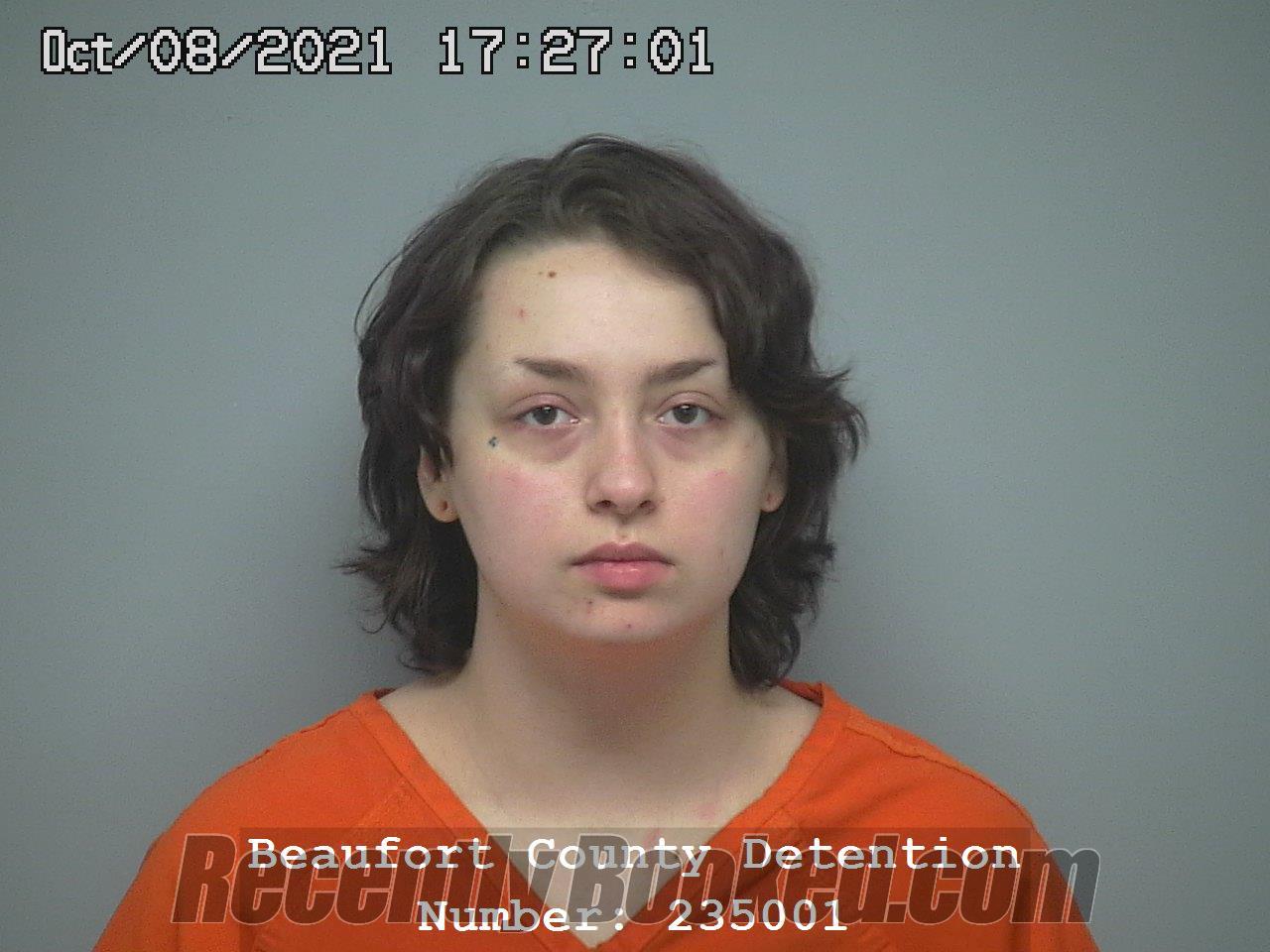 Recent Booking / Mugshot for GABRIANNA NICOLE SHULER in Beaufort County ...
