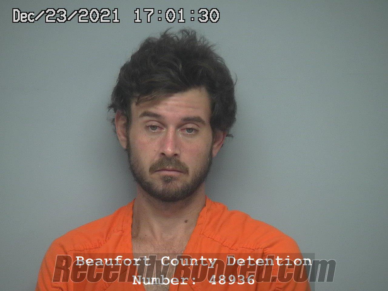 Recent Booking / Mugshot for KEVIN MICHAEL KAUFMAN in Beaufort County ...