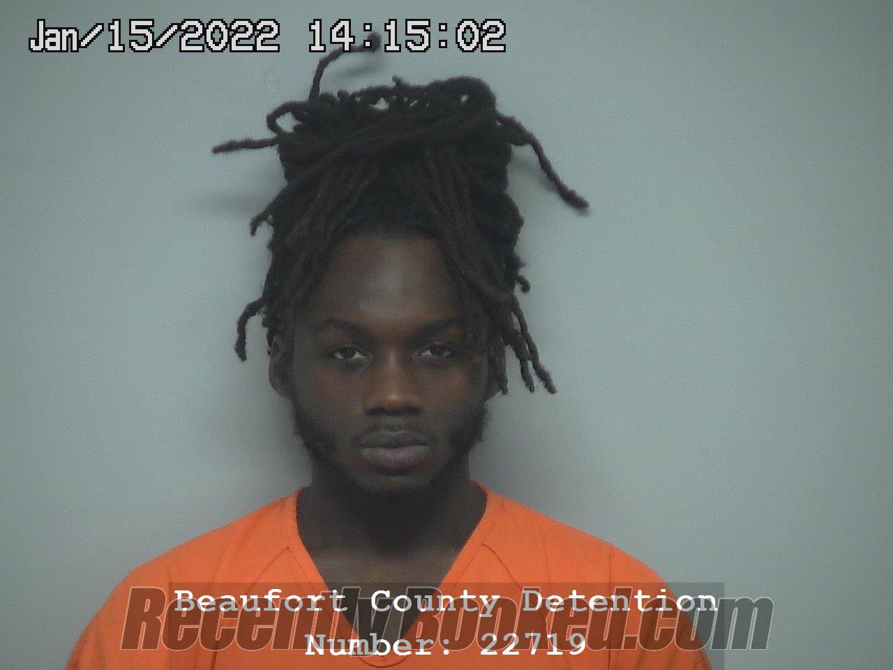 Recent Booking / Mugshot for TREVON MALIK WATSON in Beaufort County ...