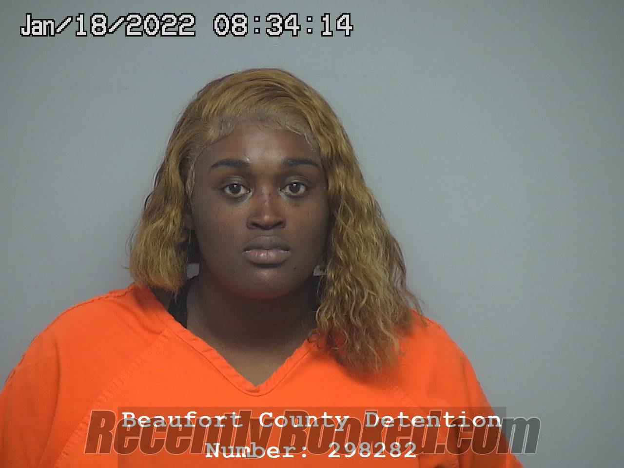 Recent Booking / Mugshot for PARIS CHARDONNAY GARVIN in Beaufort County ...
