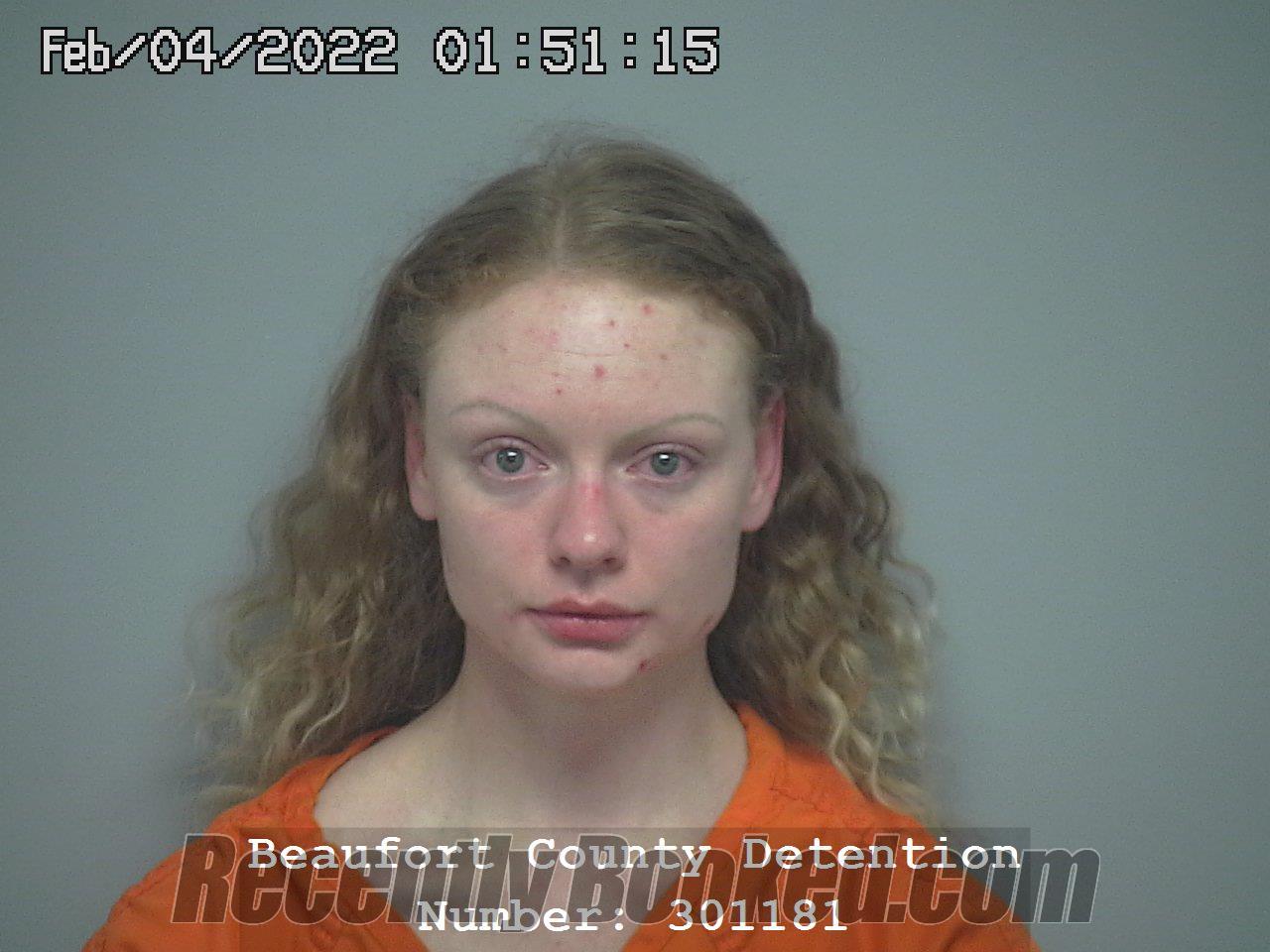 Recent Booking / Mugshot for KAYLYN MARIE ALLEN in Beaufort County ...