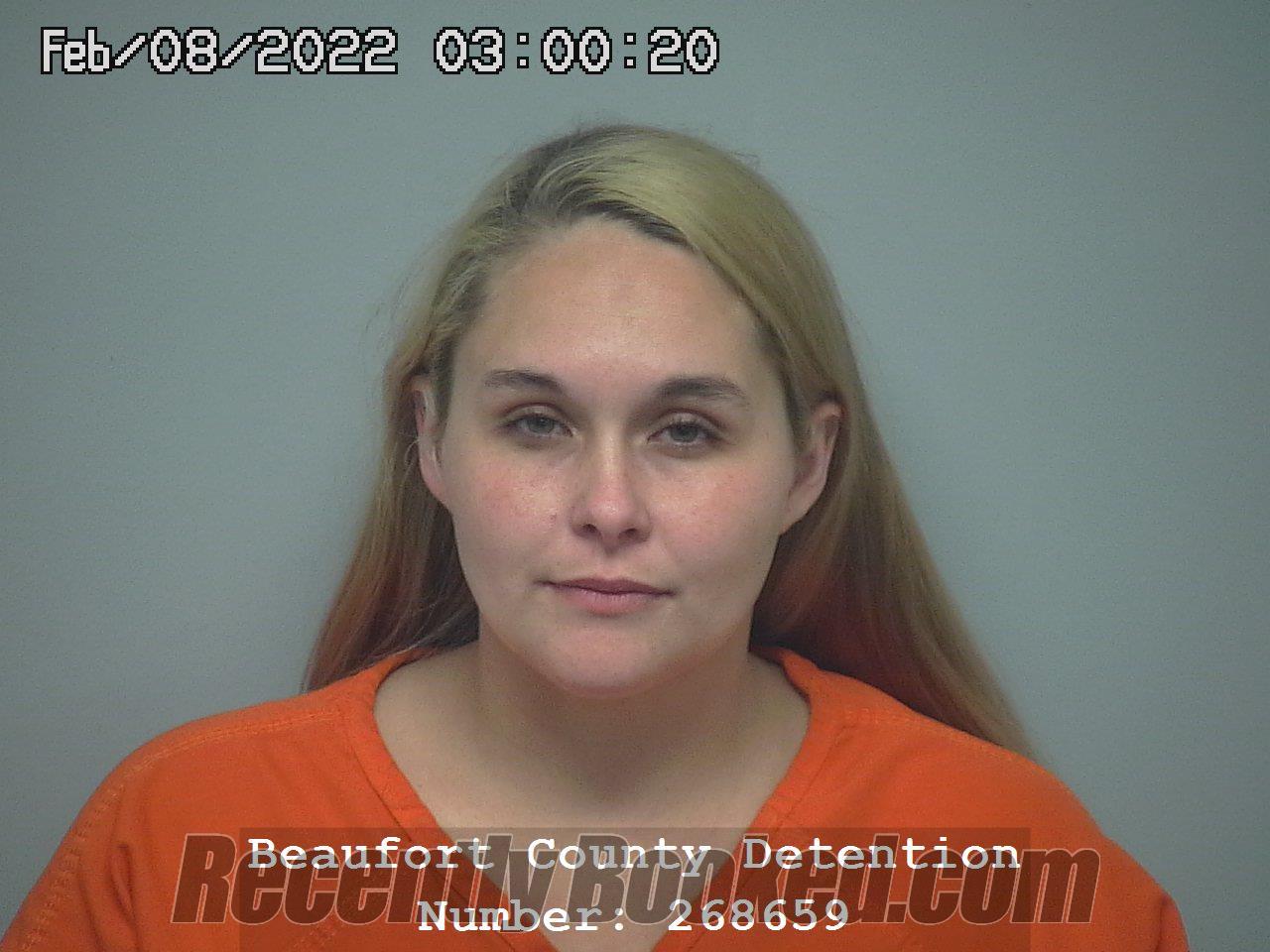 Recent Booking / Mugshot for JORDAN KOLE WHITE in Beaufort County ...