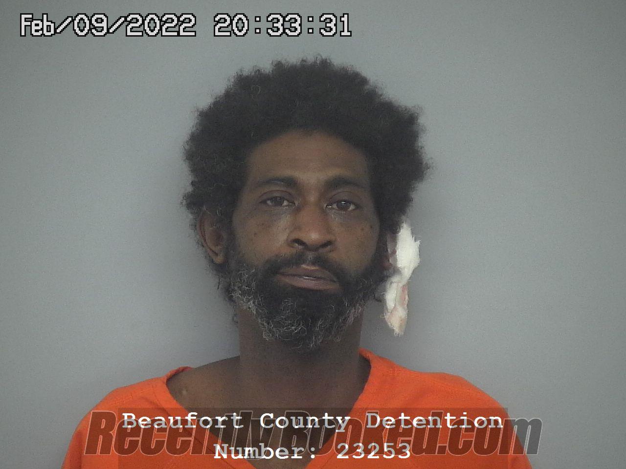 Recent Booking / Mugshot for DAMON CLEOPHUS DUNHAM in Beaufort County ...