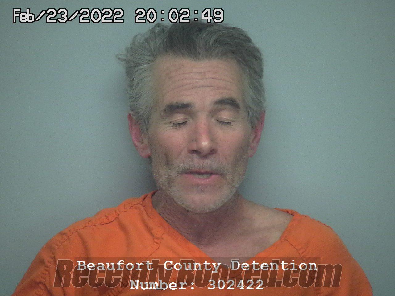 Recent Booking / Mugshot for STEVEN BARRY MCGUINNESS in Beaufort County ...