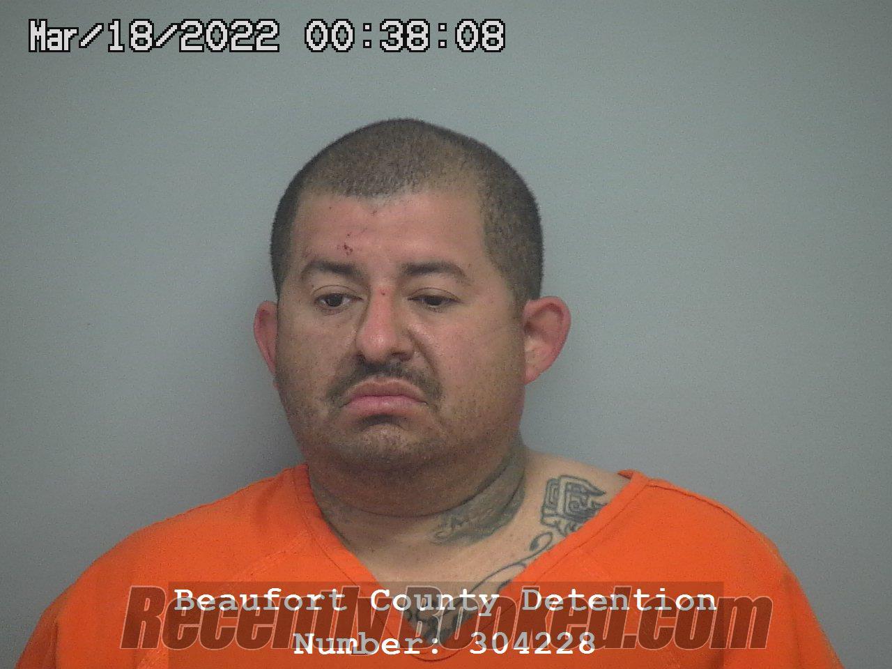 Recent Booking / Mugshot for RICHARD GALLARDO in Beaufort County, South ...