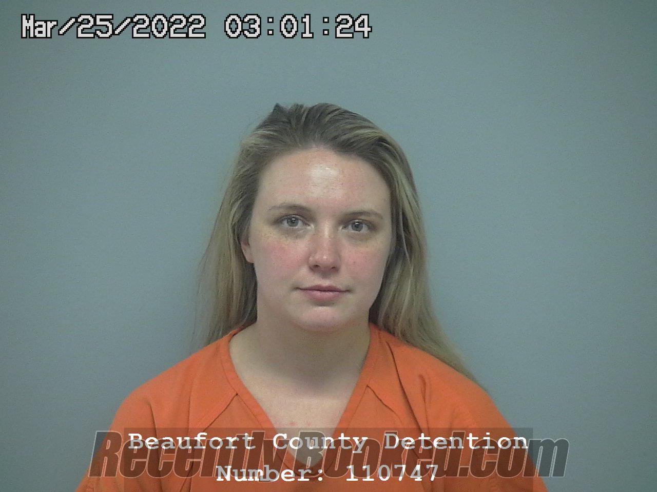 Recent Booking / Mugshot for MEGAN KELLY SHEPHERD in Beaufort County ...