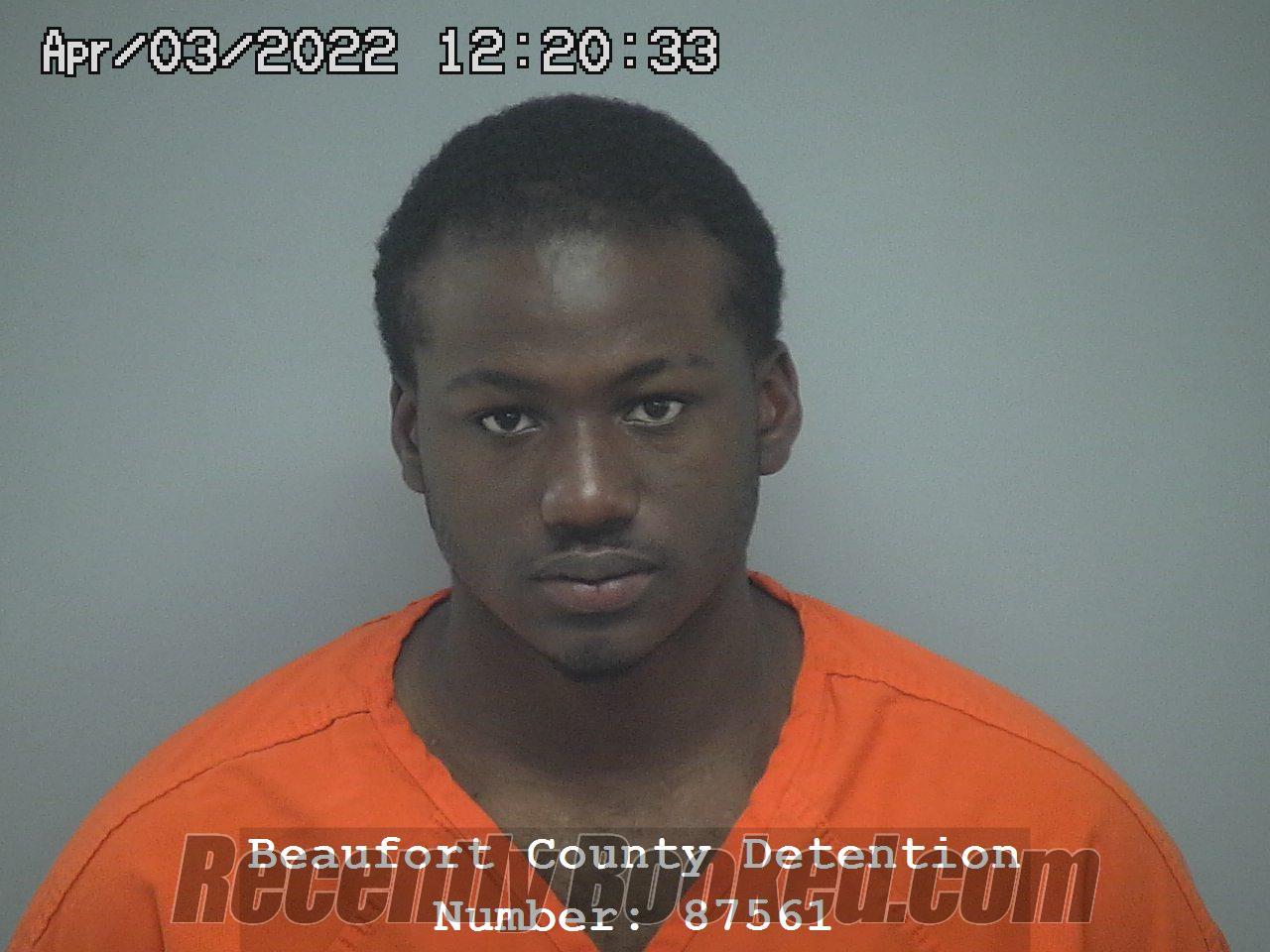 ELIJAH DESHAWN WATKINS Arrest Record & Booking Info – Beaufort County, South Carolina ...