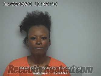 Recent Booking / Mugshot for CYNTHIA JEANETTE WASHINGTON in Beaufort ...