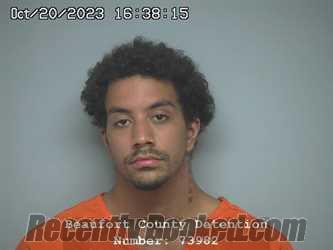 Recent Booking / Mugshot for MATTHEW CHANDLER DEVON HAWKINS in Beaufort ...