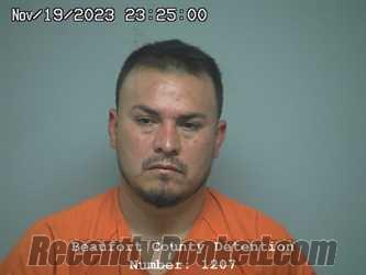 Recent Booking / Mugshot for HUGO RODRIGUEZ FRIAS in Beaufort County ...
