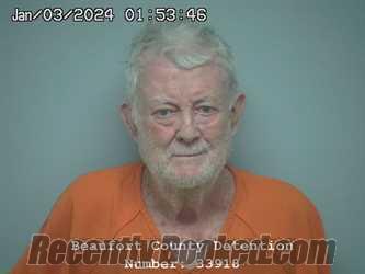Recent Booking / Mugshot for WILLIAM ANTHONY BEHAN in Beaufort County ...