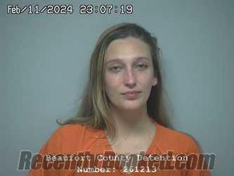 Recent Booking / Mugshot for OLIVIA PATRICIA ADAMS in Beaufort County ...