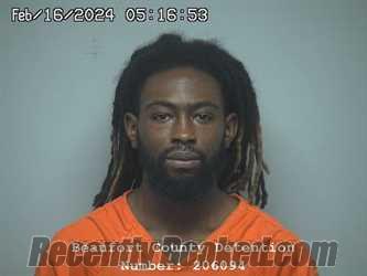 Recent Booking / Mugshot for MAURICE ALEXANDER PITTS-TAYLOR in Beaufort ...