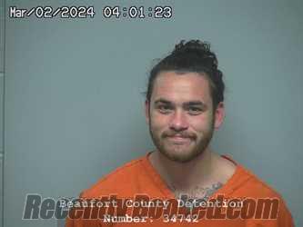 Recent Booking / Mugshot for ADDISON GREGORY AL ALTIZER in Beaufort ...