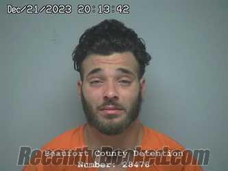 Recent Booking / Mugshot for ANGELO MICHAEL RAMOS in Beaufort County ...