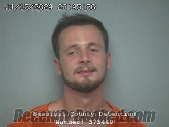 Recent Booking / Mugshot for BENJAMIN EDWARD VERVILLE in Beaufort ...