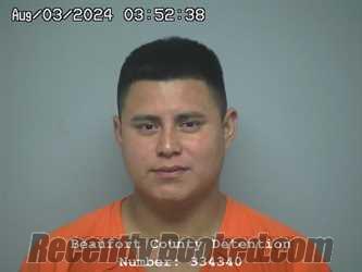 Recent Booking / Mugshot for BENITO MARQUEZ BENITEZ in Beaufort County ...