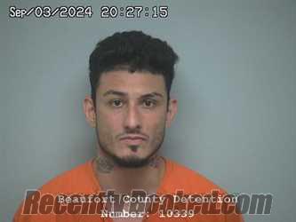 Recent Booking / Mugshot for EVAN SANCHEZ in Beaufort County, South ...