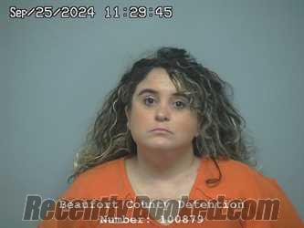 Recent Booking / Mugshot for JAMIE LYNN MCMANUS in Beaufort County ...