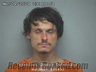 Recent Booking / Mugshot for TYLER JOHN HERRITT in Beaufort County ...