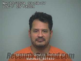 Recent Booking / Mugshot for CRISTOBAL CASTILLO in Beaufort County ...