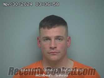 Recent Booking / Mugshot for MATTHEW VINCENT POWER in Beaufort County ...