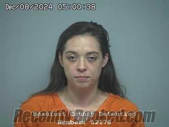 Recent Booking / Mugshot for ASHLEE ELIZABETH SEDER in Beaufort County ...