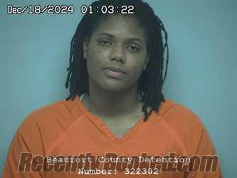 Recent Booking / Mugshot for ALEXIS MICHELLE AJENEA WOOLEY in Beaufort ...