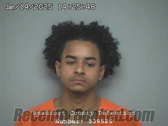 Recent Booking / Mugshot for JAMISON JACOB STEWART-MANNING in Beaufort ...