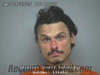 Recent Booking / Mugshot for TYLER JOHN HERRITT in Beaufort County ...