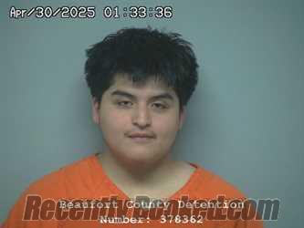 Recent Booking / Mugshot for ERIC ALEXANDER MARTINEZ in Beaufort County ...