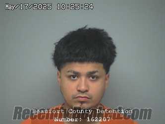 Recent Booking / Mugshot for MARIO HUGO IGNACIO LAGUNAS in Beaufort ...