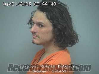 Recent Booking / Mugshot for TYLER JOHN HERRITT in Beaufort County ...
