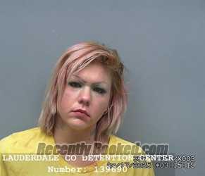 Recent Booking / Mugshot for MICAELA MARIE DUNCAN in Lauderdale County ...