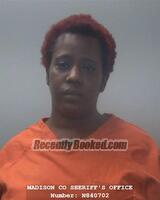 Recent Booking / Mugshot for TRACY MICHELLE JONES in Madison County ...