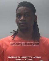 Recent Booking / Mugshot for DERRICK MONTERIUS BAKER in Madison County ...