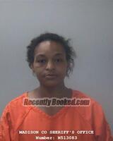Recent Booking / Mugshot for KEYAUNA LEQUAE HAMMONDS in Madison County ...