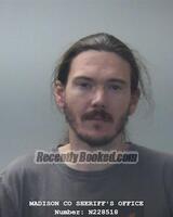 Recent Booking / Mugshot for DANIEL BLAKE SANDERS in Madison County ...